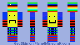 rainbow head my favorite skin i made Minecraft Skin
