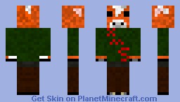 Orange cow Minecraft Skin