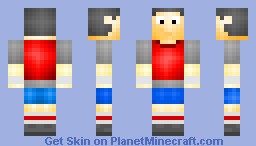 Happy Wheels Pogo Man Minecraft Skin