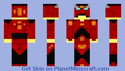 Red Samurai Minecraft Skin
