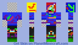 Rainbow SMASH Minecraft Skin