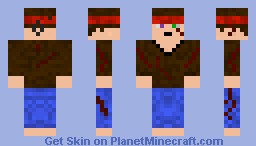 My first skin ever made Minecraft Skin