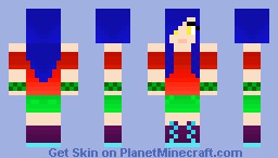 Weird skin i made whilst playing the walls Minecraft Skin