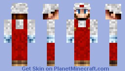 Fire Mario Minecraft Skin