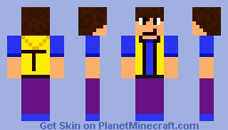 Thomas From DaLavaSwimmerz Minecraft Skin