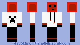 Red slime man Minecraft Skin