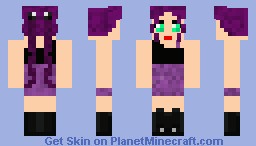 purple Minecraft Skin
