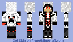 Red Evil Creeper Boy Minecraft Skin