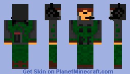 green army man Minecraft Skin