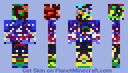 Human Graffiti Minecraft Skin