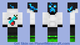 Electric Creeper Minecraft Skin