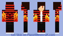 Teenage Fire Bender Minecraft Skin