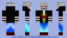 Creepy Skeleton Guy Minecraft Skin