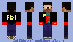 FBI Minecraft Skin