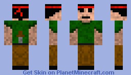 Rambo Minecraft Skin