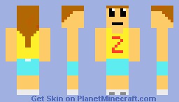 Jogging girl Minecraft Skin