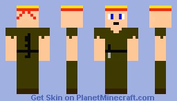 Gun Guy Minecraft Skin