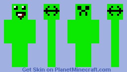 epic creeper Minecraft Skin