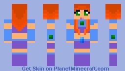 Starfire Teen Titans Minecraft Skin