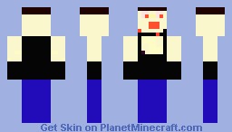 drunk man with strange face Minecraft Skin