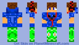 Minecraft player (inverted colors) Minecraft Skin