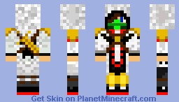 Gold Fighter Minecraft Skin