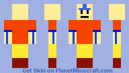 Avatar Aang Last Airbender Minecraft Skin