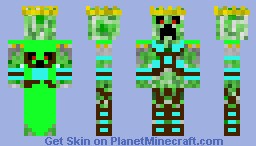 Creeper King Minecraft Skin