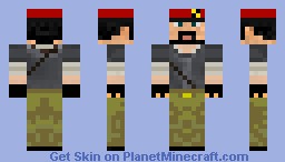 Red Beret Minecraft Skin