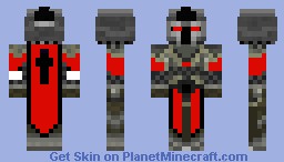 fire knight Minecraft Skin