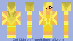 Sun Girl Minecraft Skin