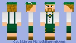 Drunk Guy from Octoberfest Minecraft Skin