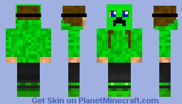 Creeper Mask Minecraft Skin