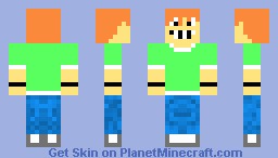 Scott Pilgrim (Green Shirt) Minecraft Skin