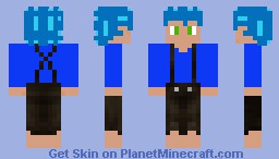Nazo the hedgehog Minecraft Skin