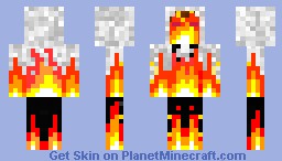 burning man Minecraft Skin