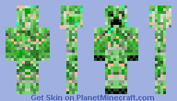 Sick Creeper Minecraft Skin