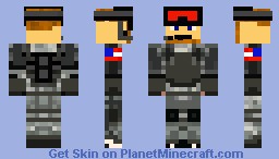 Commando Agent Minecraft Skin