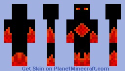 Redstone Enderman Minecraft Skin