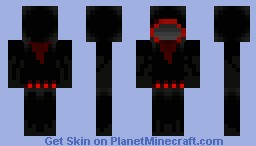 Blood red Reaper Minecraft Skin