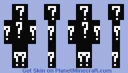 questiony the question mark Minecraft Skin