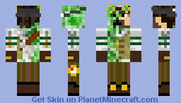 Infected creeper steam punk Minecraft Skin