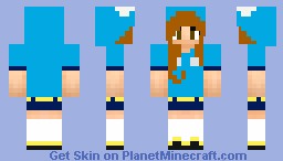 Pokemon Series; Piplup Girl [Requested by RubyGem] Minecraft Skin