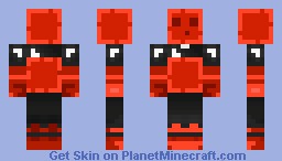 Red Slime Guy Minecraft Skin