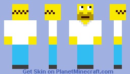 Homer Simpson Minecraft Skin