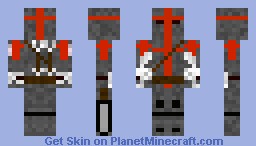 Knight of the Red Cross Minecraft Skin