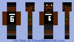 Lebron James (Miami Heat) Minecraft Skin