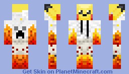 Pikaaaaachu humanoid Minecraft Skin