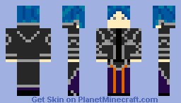 Dark Zane Truesdale Minecraft Skin
