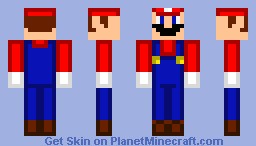 Super Mario Minecraft Skin